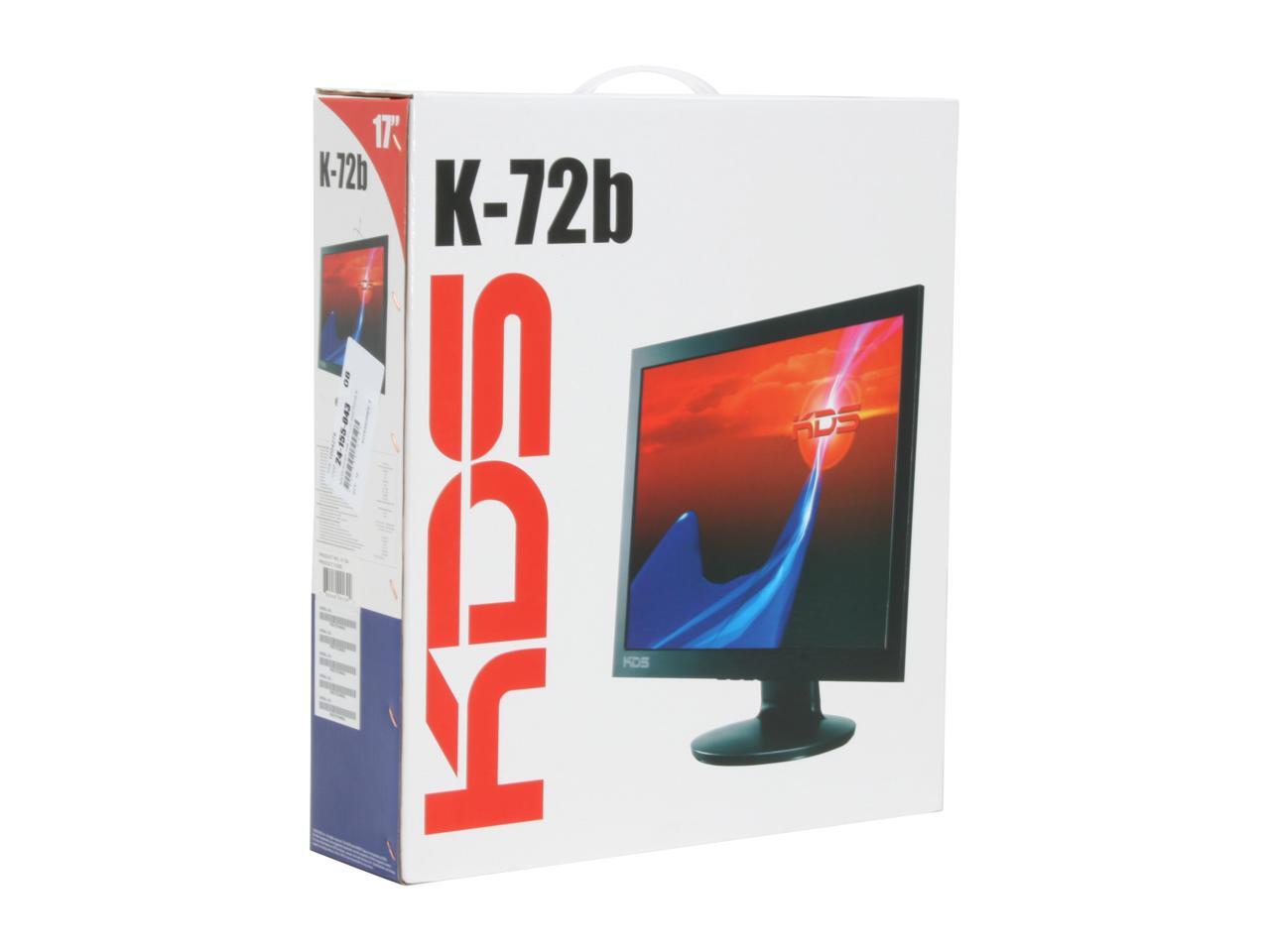 KDS 17" SXGA LCD Monitor 8 ms 1280 x 1024 D-Sub K-72B - Newegg.com
