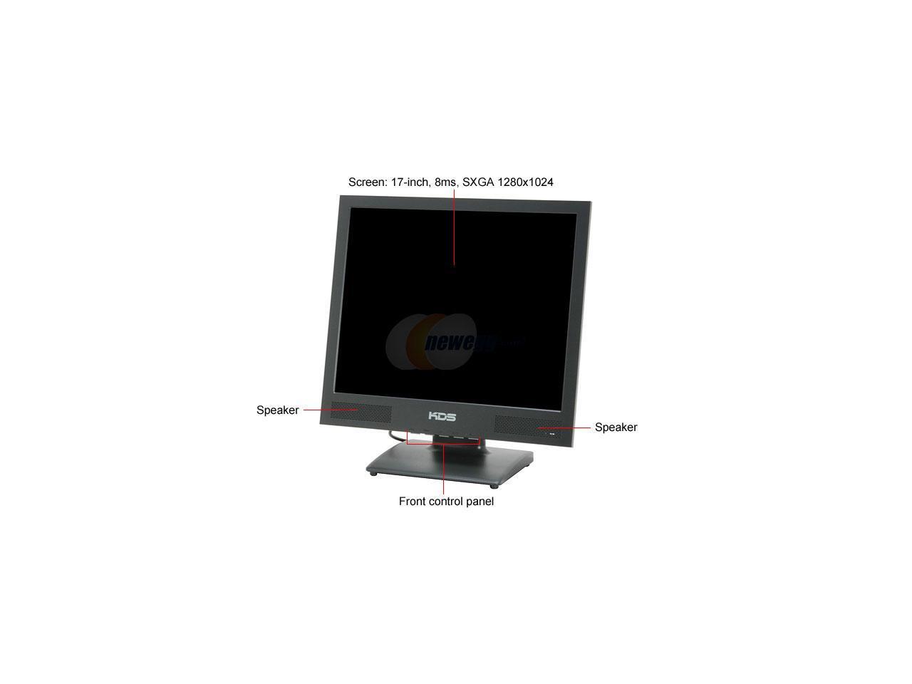 KDS 17" SXGA LCD Monitor 8 ms 1280 x 1024 D-Sub K-72MB - Newegg.com