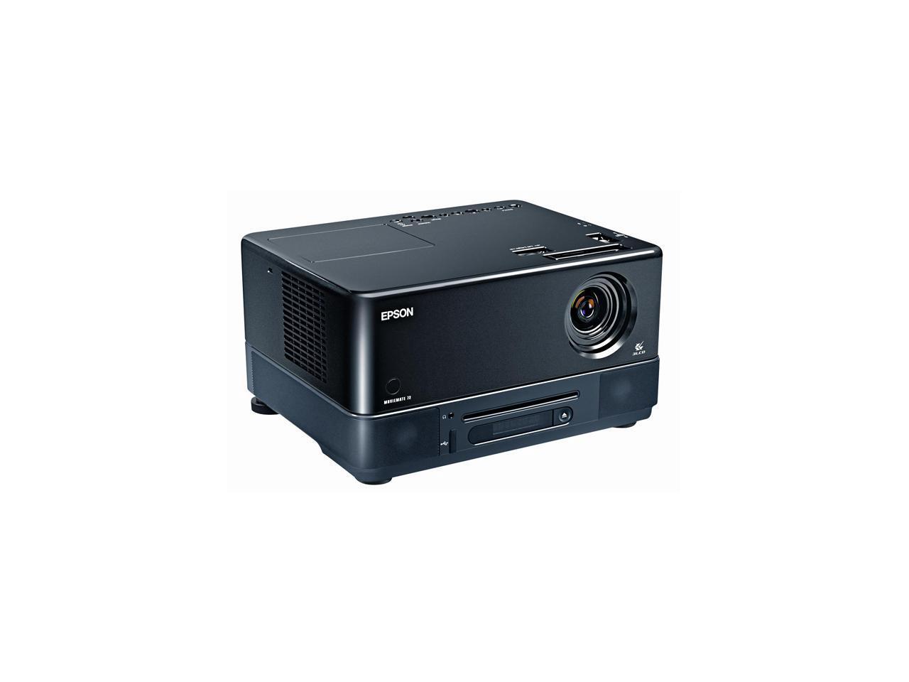 EPSON MovieMate 72 720P 1280x720 1200 Lumens Home Theater 3LCD ...