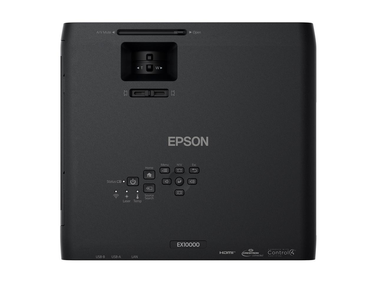 Epson Pro EX10000 3LCD Full HD 1080p Wireless Laser Projector with ...