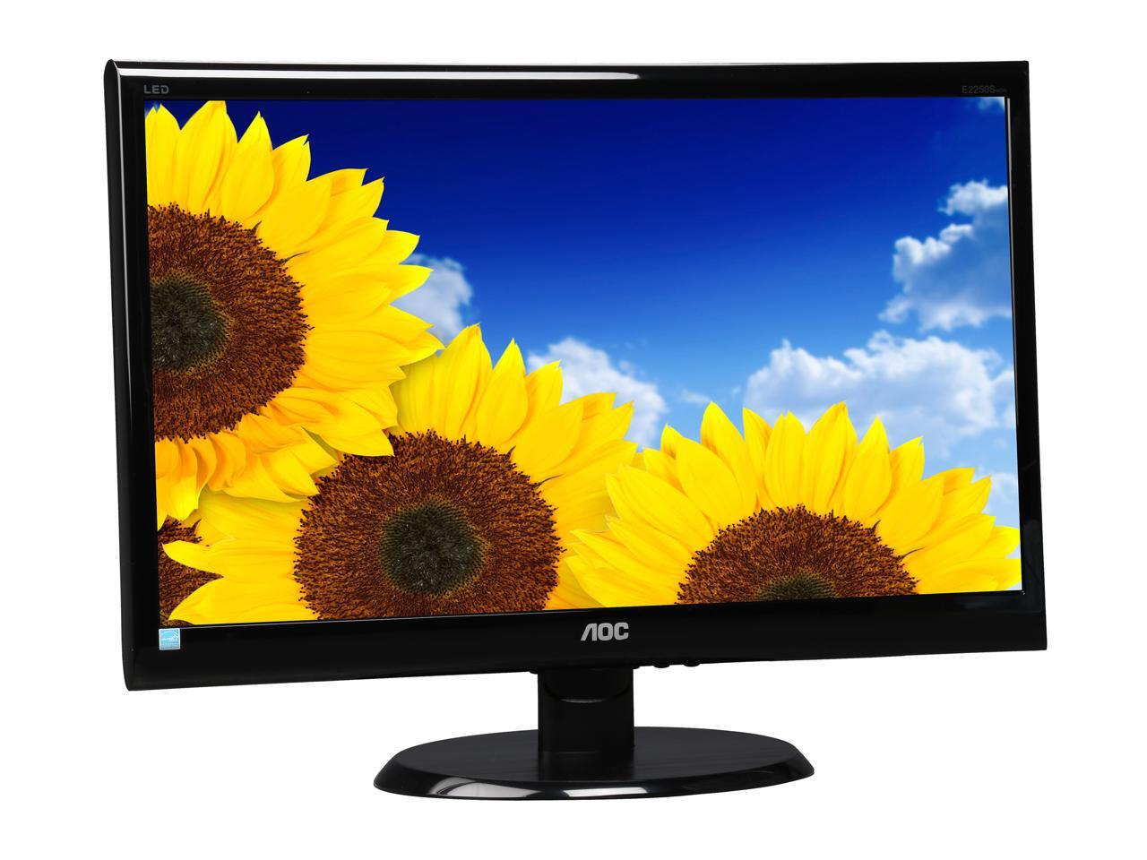 AOC 22" 60 Hz Active Matrix, TFT LCD LCD Monitor 5 ms 1920 x 1080 D-Sub ...