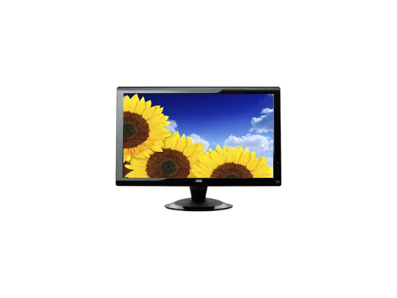 AOC 22" 60 Hz Active Matrix, TFT LCD LCD Monitor 5 ms 1920 x 1080 D-Sub ...