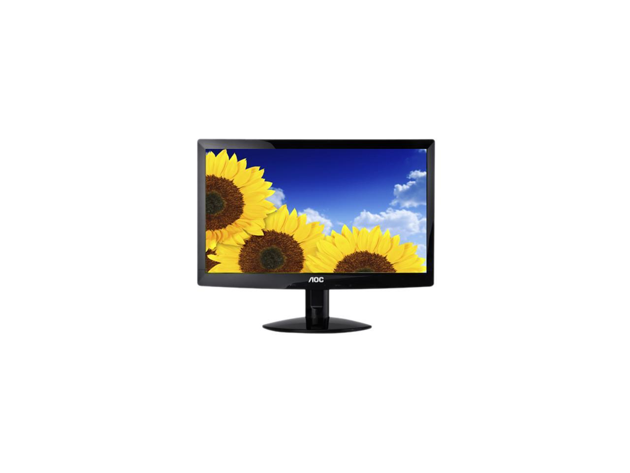 AOC 16" 60 Hz Active Matrix, TFT LCD LCD Monitor 8 ms 1366 x 768 D-Sub e1621Sw - Newegg.com
