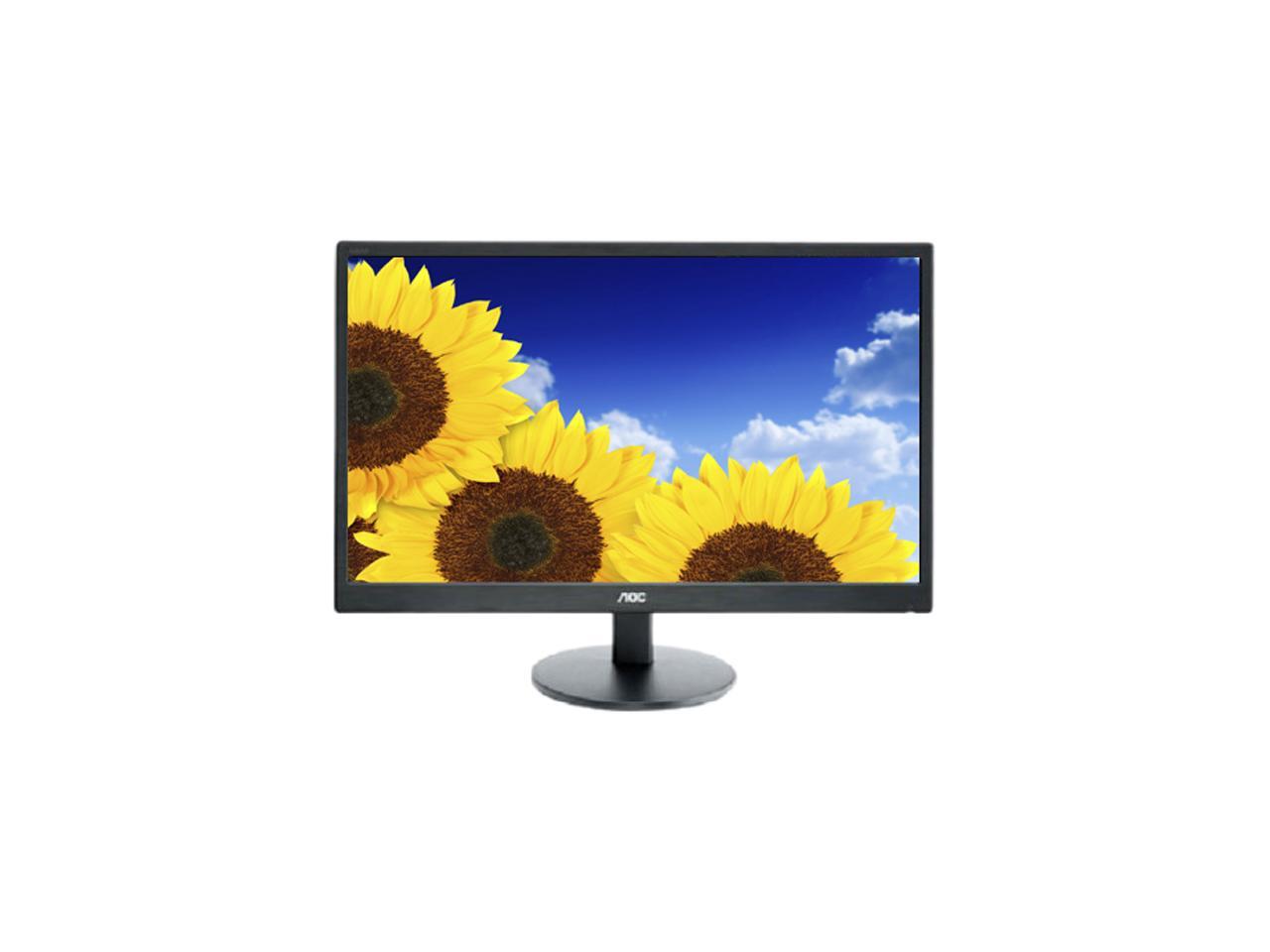 AOC E2270SWN Black 21.5" 5ms Widescreen LED Backlight LCD Monitor ...