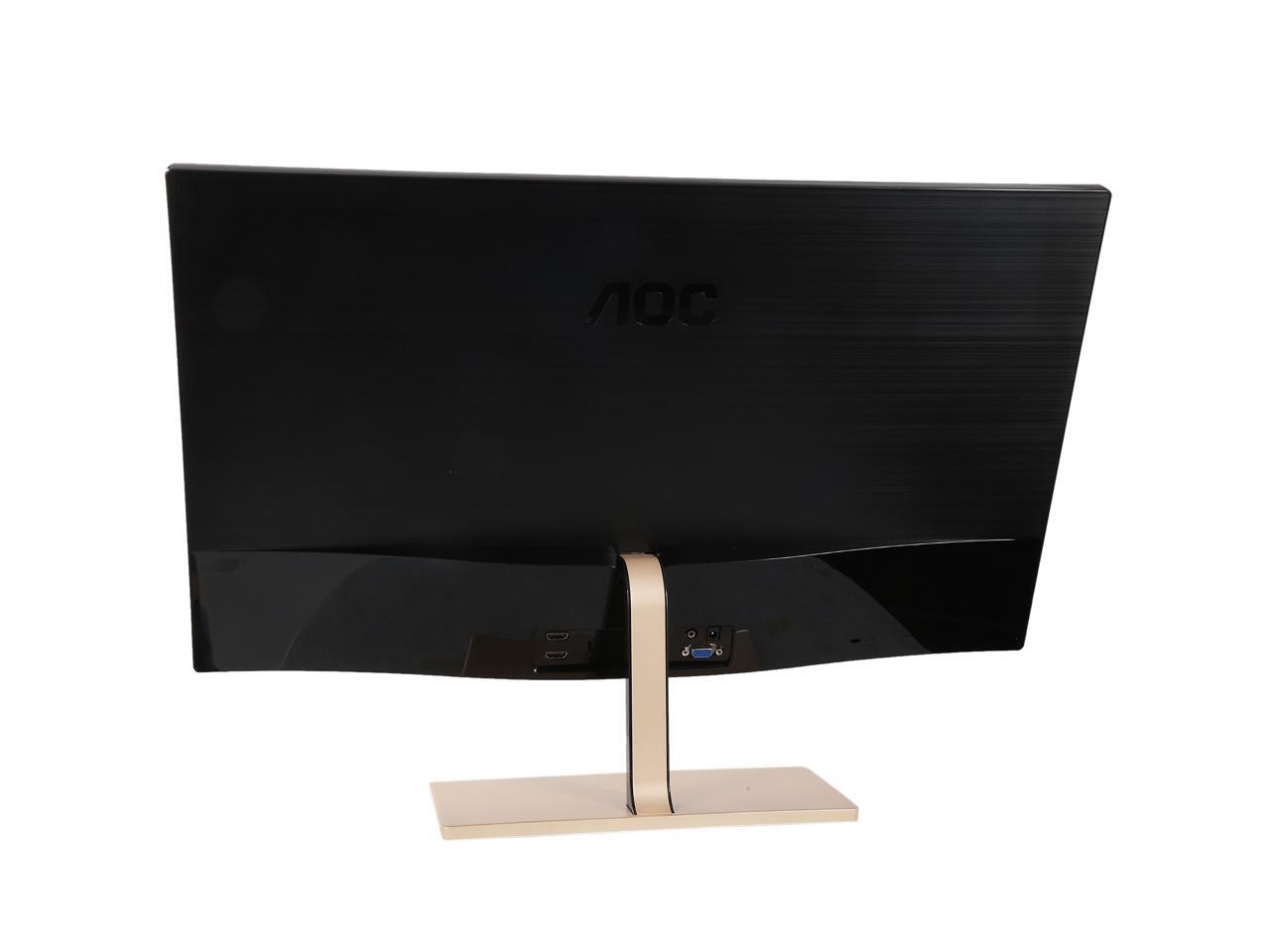 AOC P2779VC 27” Black with Gold Base Full HD PLS Monitor with Qi ...