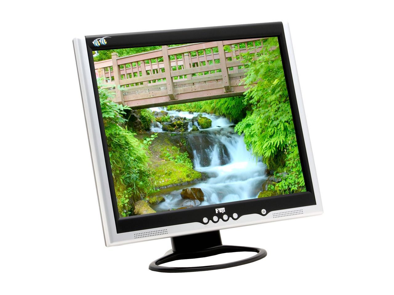 FujiPLUS 19" TFT LCD SXGA LCD Monitor 12 ms 1280 x 1024 D-Sub, DVI-D FP ...
