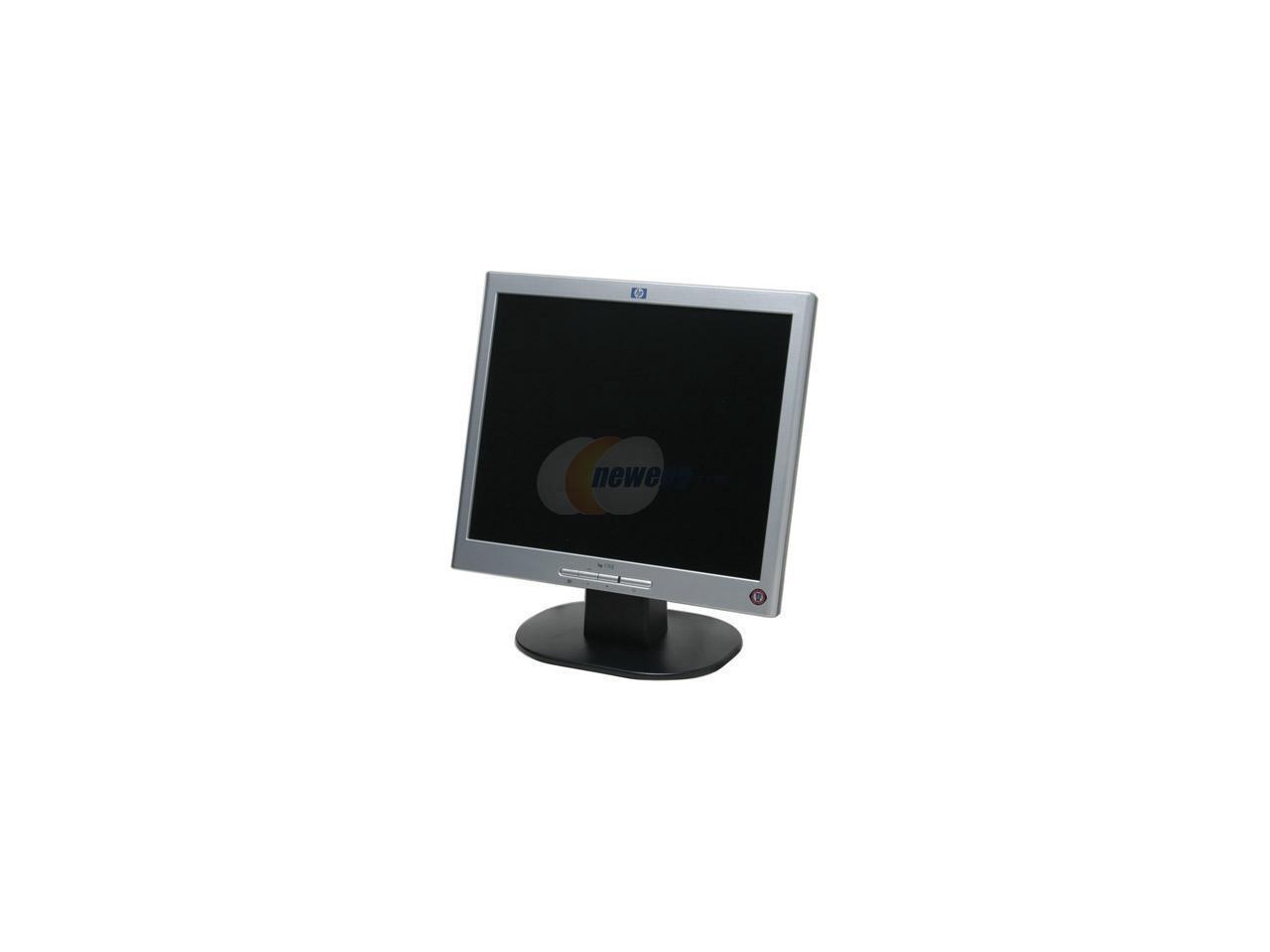 HP 17" Active Matrix, TFT LCD SXGA LCD Monitor 25 ms 1280 x 1024 L1702 ...