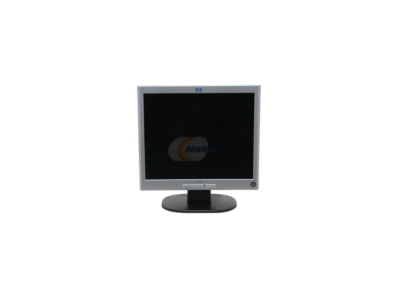 HP 17" Active Matrix, TFT LCD SXGA LCD Monitor 25 ms 1280 x 1024 L1702 ...