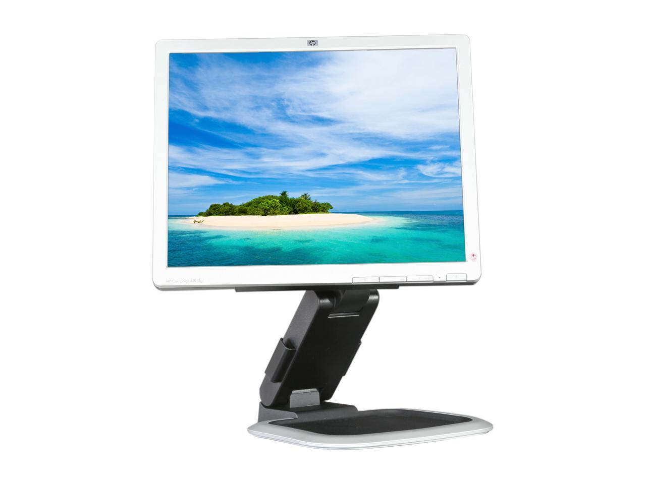 HP Smartbuy LA1951G Silver / Carbonite Black 19" 5ms Pivot, Swivel ...