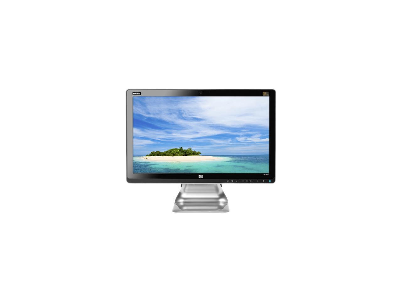 HP 2509p Black 25" Swivel & Pivot Adjustable Full HD WideScreen LCD ...