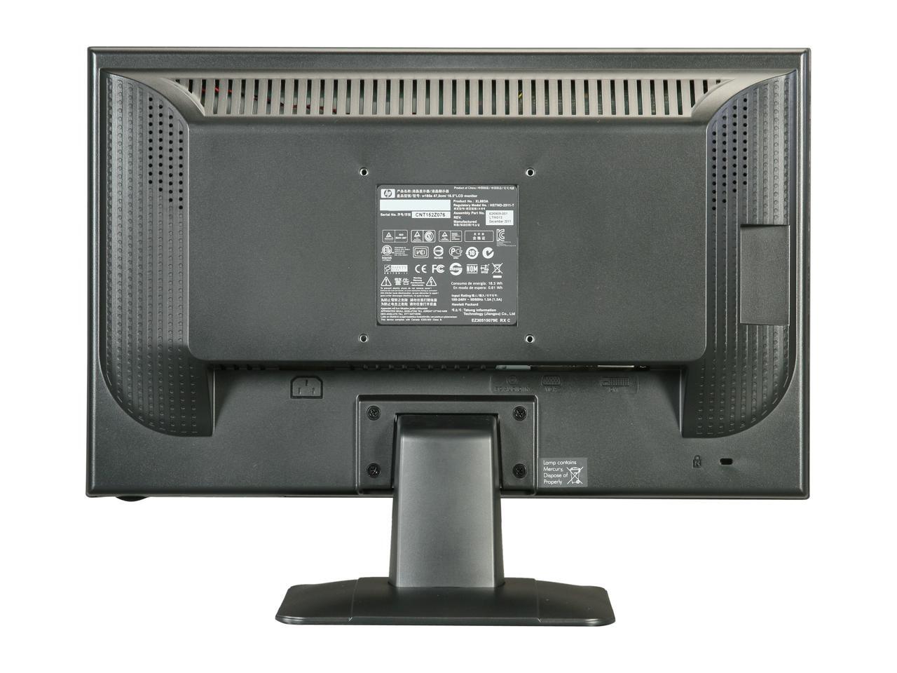 HP Pavilion w185e Black 18.5" 5ms Widescreen LCD Monitor 600:1 - Newegg.com