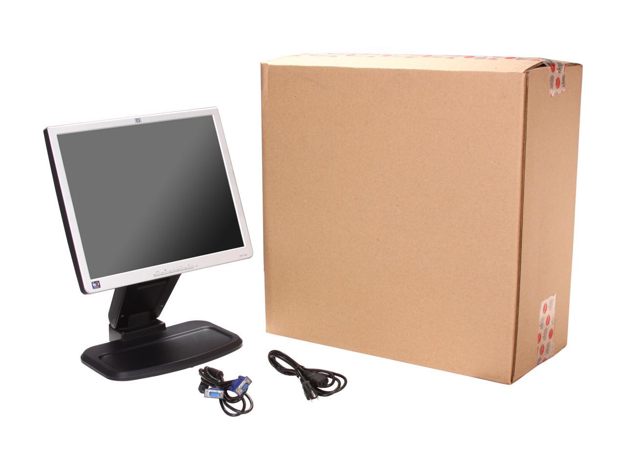 HP 1740 17" 8ms LCD Flat Panel Monitor 300 cd/m2 500:1, Off Lease ...