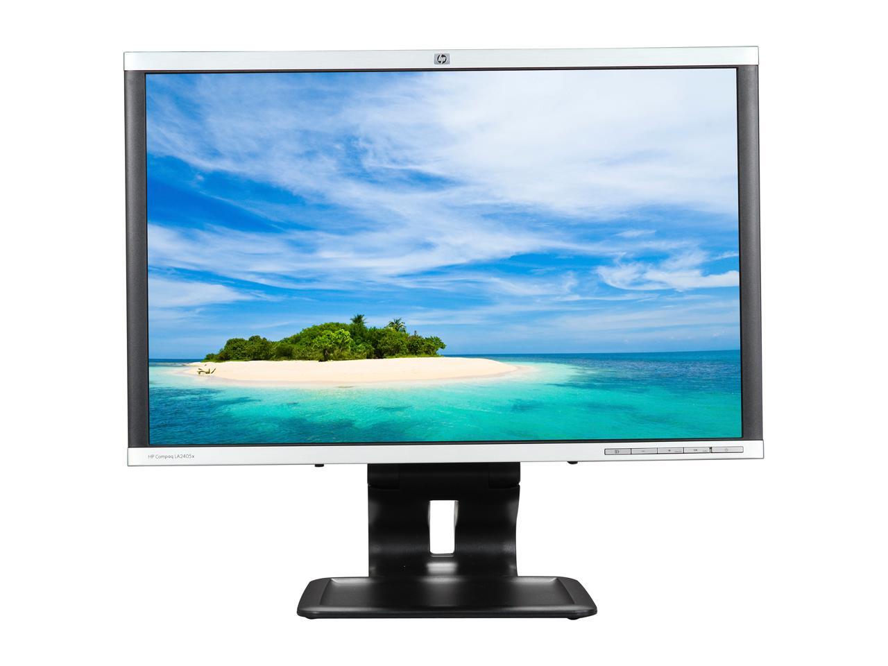 HP Compaq LA2405x Black / Brushed Aluminum 24" 5ms Widescreen LED ...