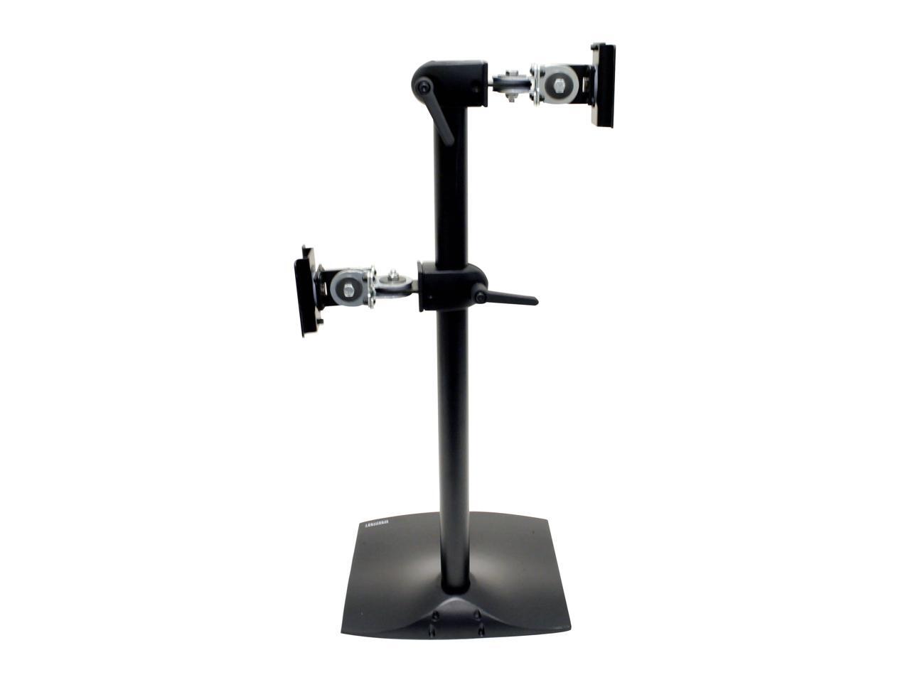 Ergotron 33-091-200 DS100 Dual-Monitor Desk Stand, Vertical (black ...