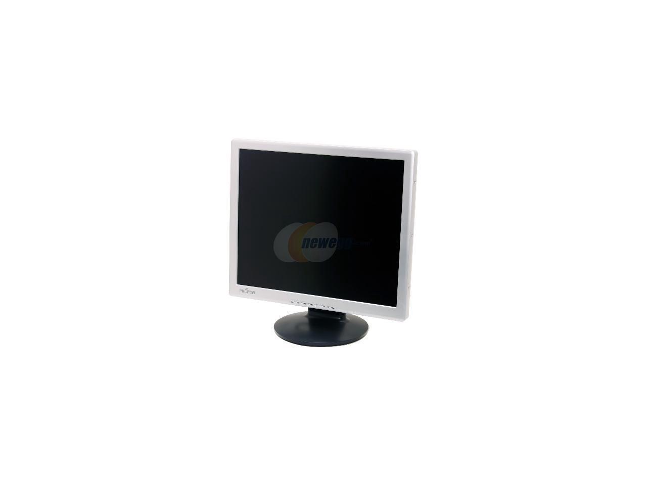 PROVIEW 19" Active Matrix, TFT LCD SXGA LCD Monitor 16 ms 1280 x 1024 ...