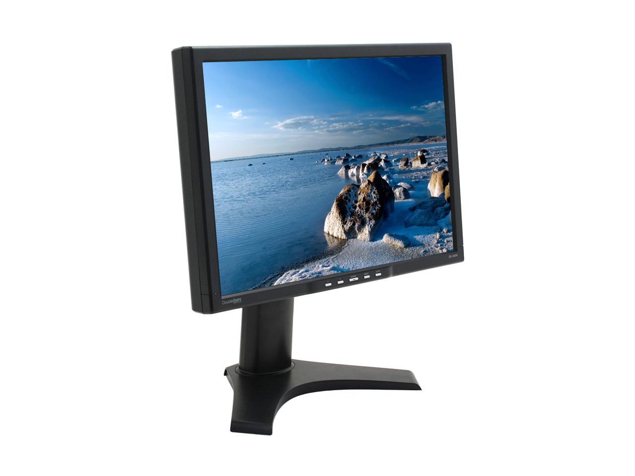 DoubleSight 24" WUXGA LCD Monitor with 4-port USB Hub and Height ...