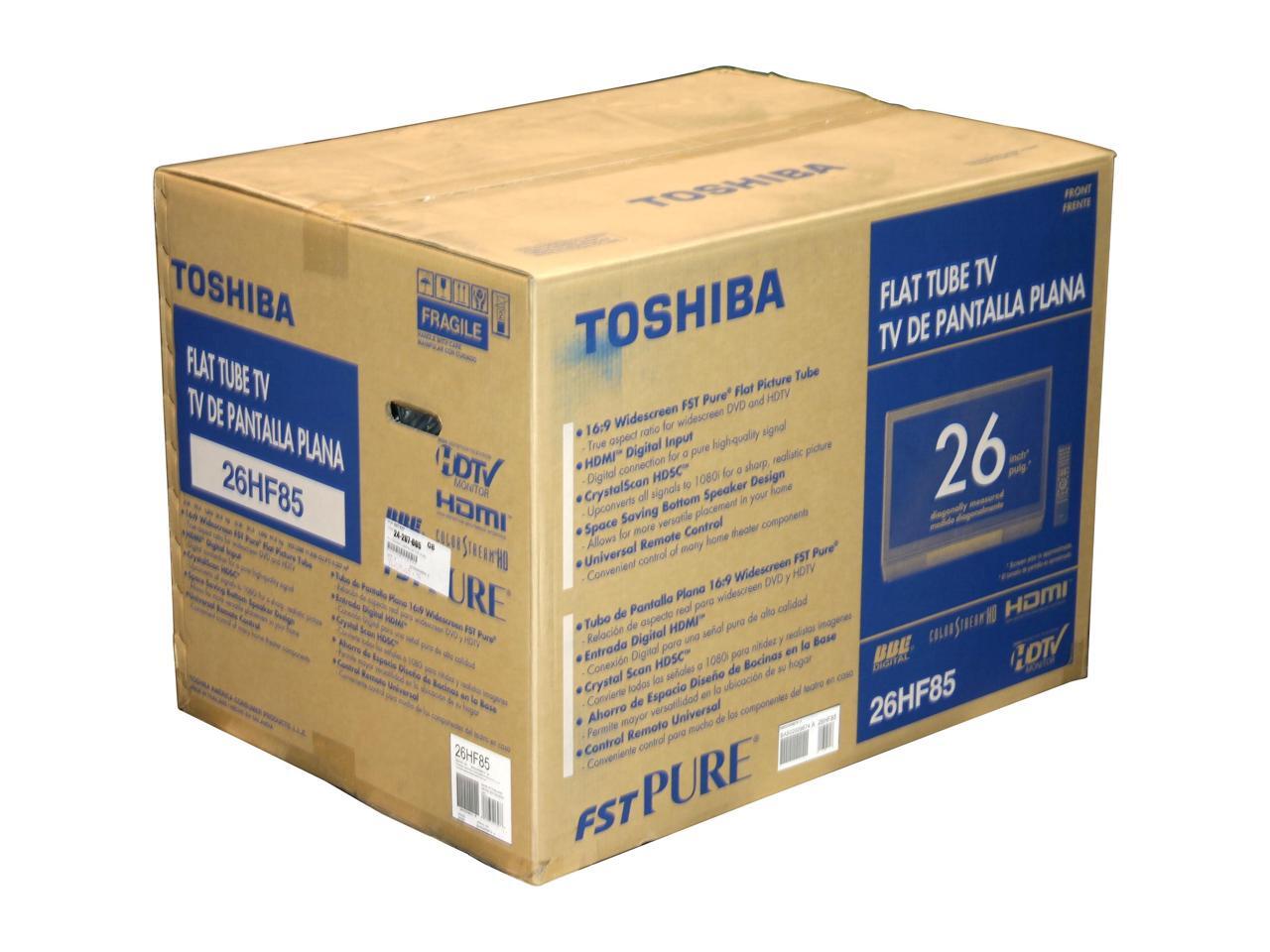 TOSHIBA 26HF85 26" Aspect Ratio 16:9 Silver TheaterWide HD Monitor FST ...