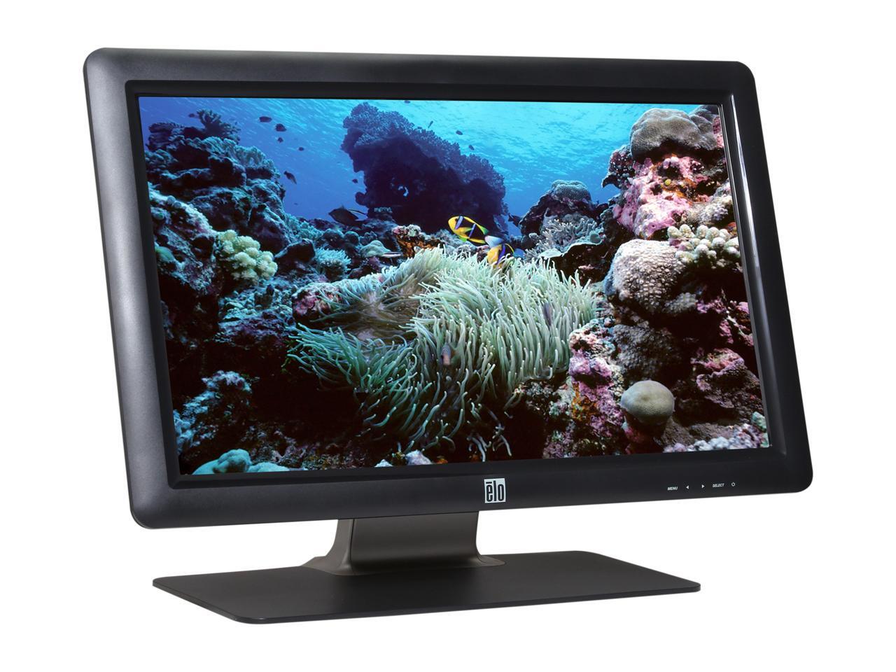 Elo E107766 22" LCD Touchscreen Monitor, Black - Newegg.com