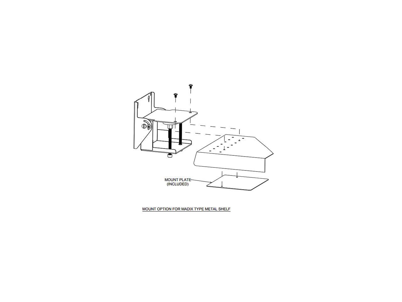 Elo E043382 Shelf Mount Bracket Kit for Elo M-Series and I-Series Models - Newegg.com