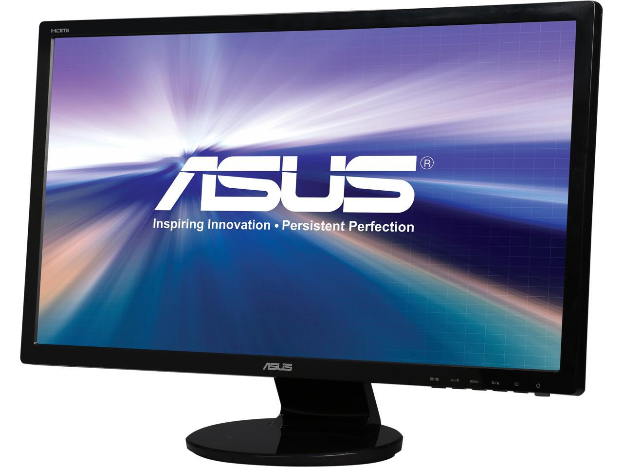 Refurbished: ASUS VE248H 24" Full HD 1920 x 1080 HDMI VGA DVI-D Built ...