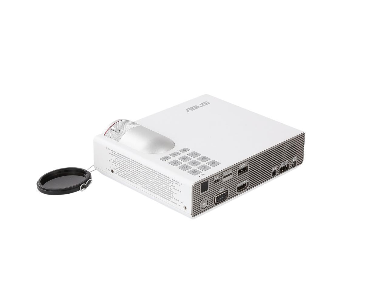 Asus P3B White Portable LED Projector, 1280 x 800, 100000:1, 800 ANSI ...
