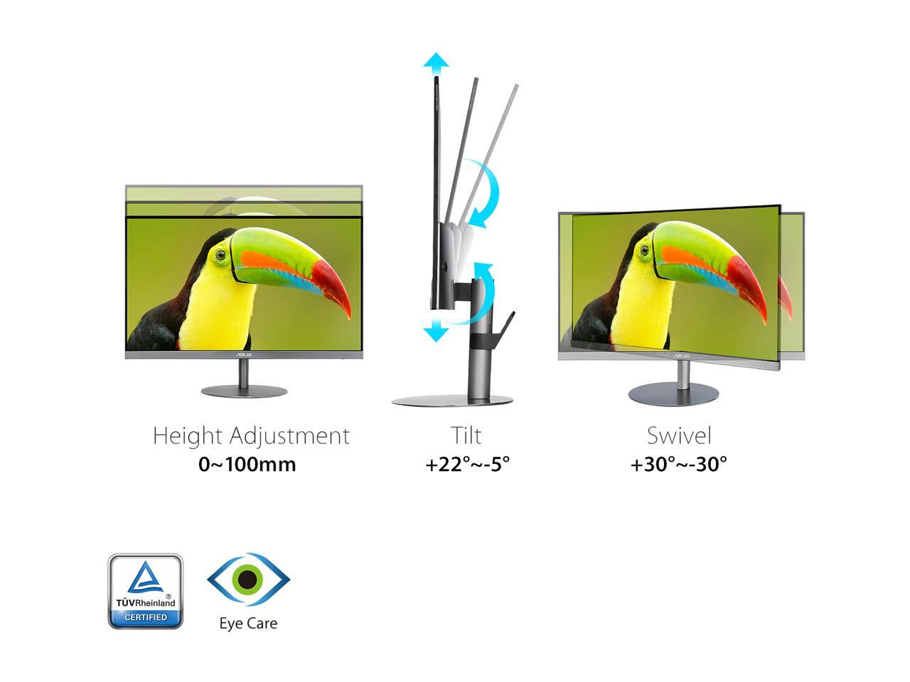 ASUS Designo MZ279HL 27" Full HD 1920 x 1080 5ms 75Hz IPS Monitor ...