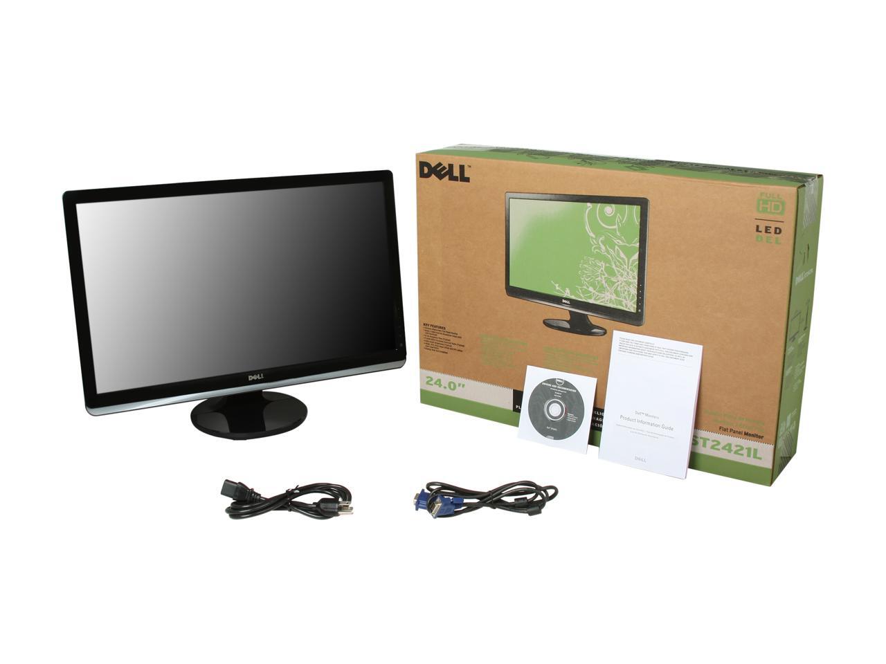 Dell ST2421L Black 24" 5ms HDMI LED LCD Monitor - Newegg.com