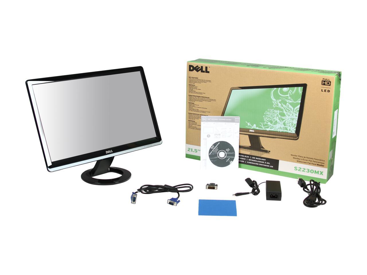 Dell 21.5" 60 Hz Active Matrix, TFT LCD LCD Monitor 5ms (2ms GTG) 1920 ...