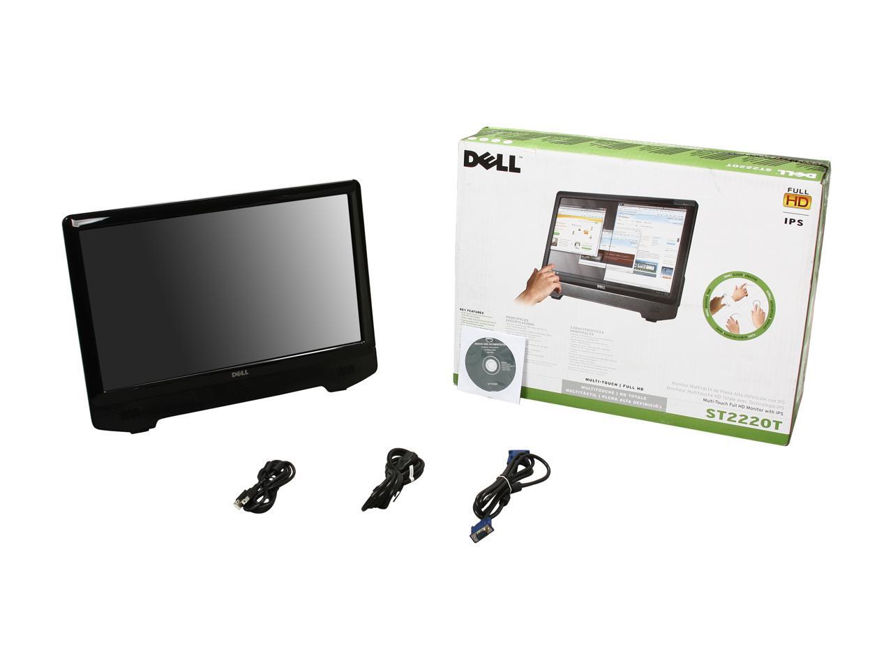 Dell ST2220T Black 21.5" Multi-touch Monitor with IPS - Newegg.com