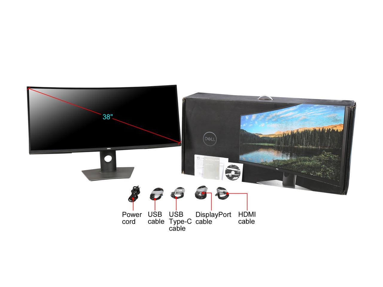 Dell U3818DW 38" 5ms 60 Hz Curved LCD/LED Monitor - Newegg.com