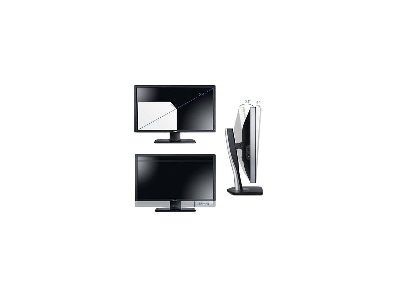 Refurbished: Dell UltraSharp U2412M 24" WUXGA 1920 x 1200 8ms VGA DVI-D ...