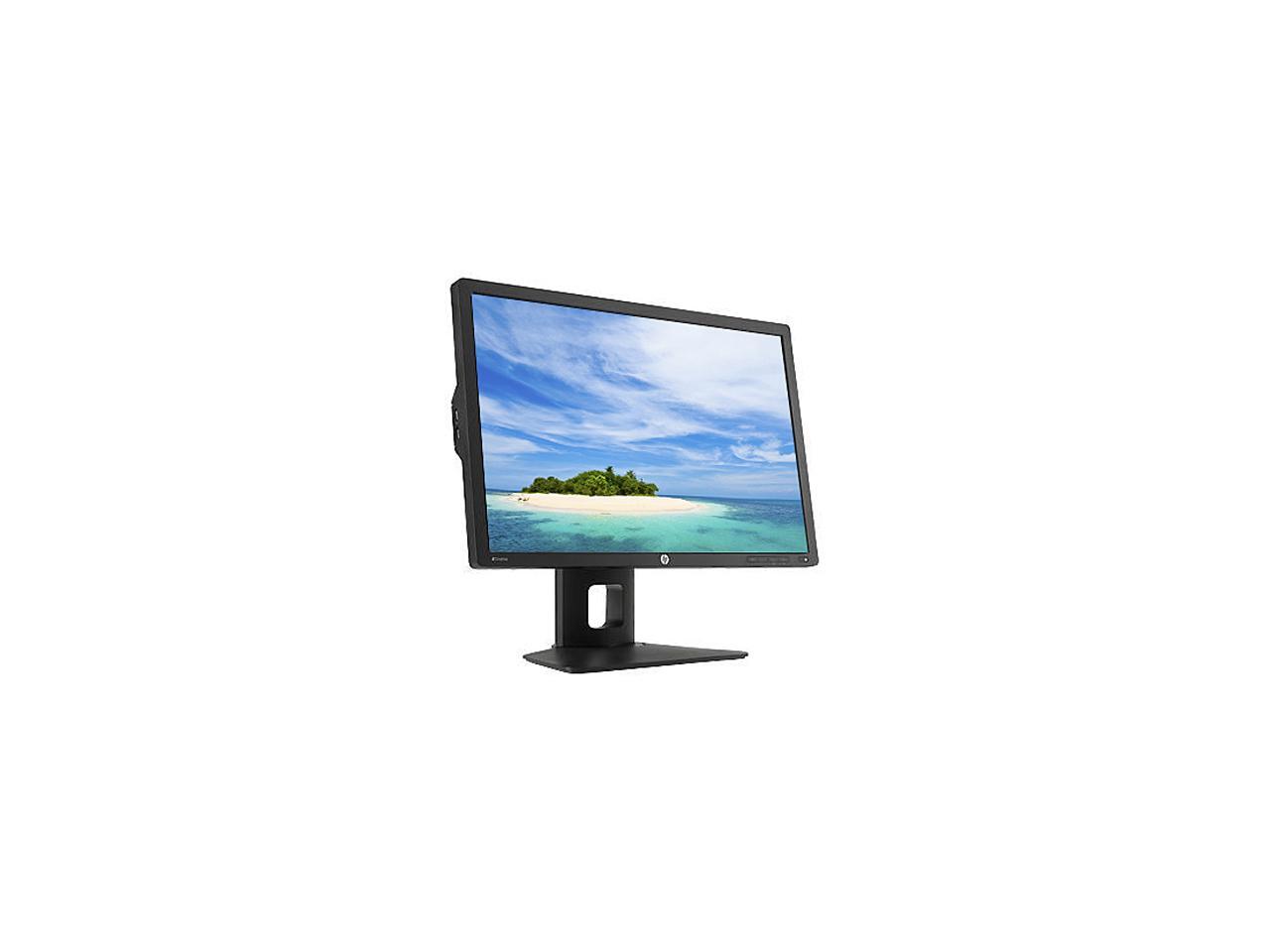 HP Black 24" 8ms LED Backlight LCD Monitor Built-in Speakers - Newegg.com