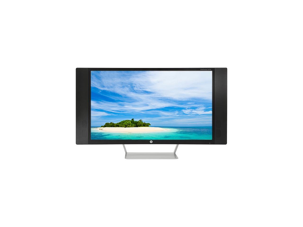 HP S270c 27" Black Curved Full HD Professional Monitor 1920 x 1080 with ...