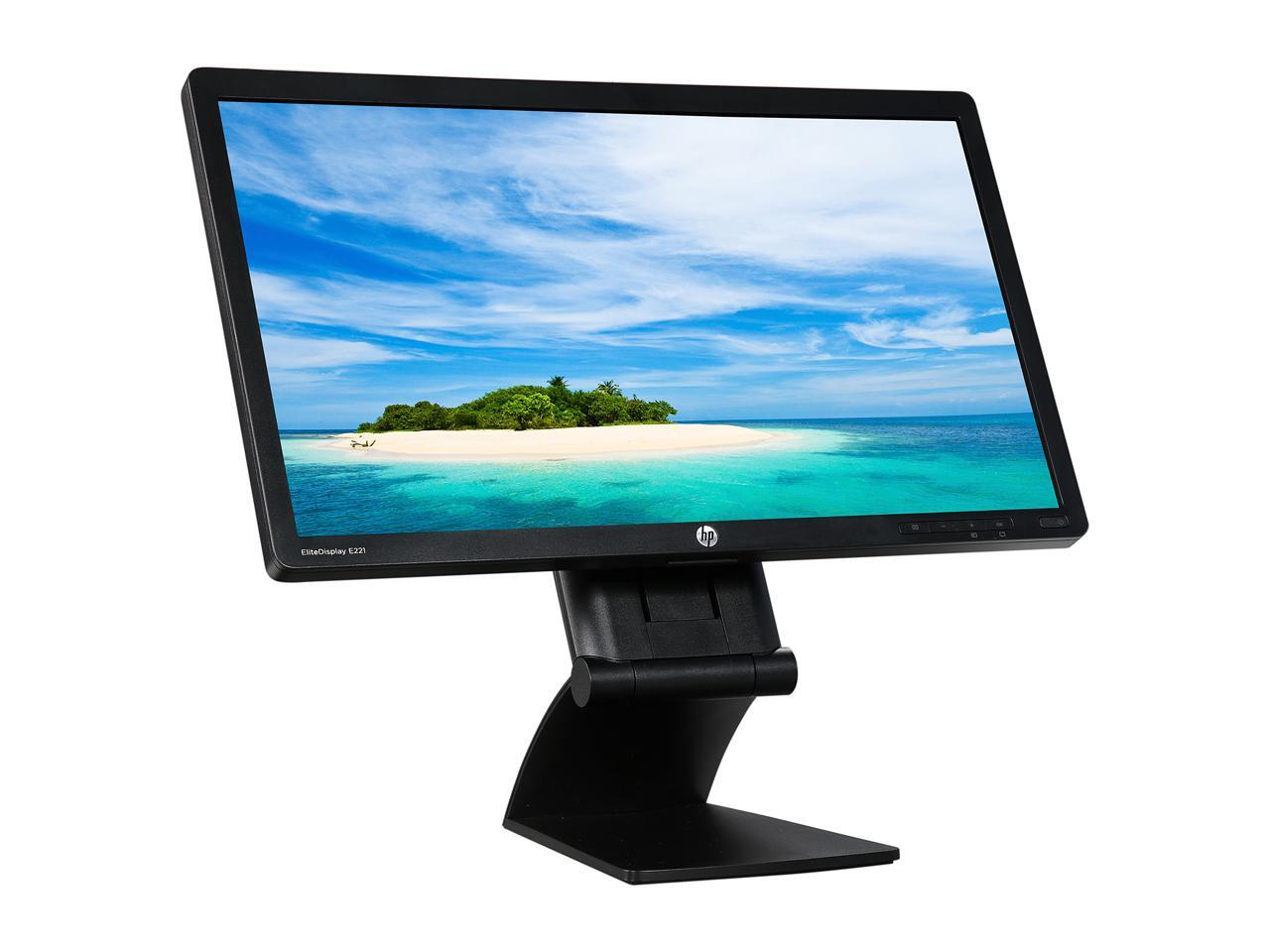 HP EliteDisplay E221 Black 21.5" LED Backlight LCD Monitor - Newegg.com