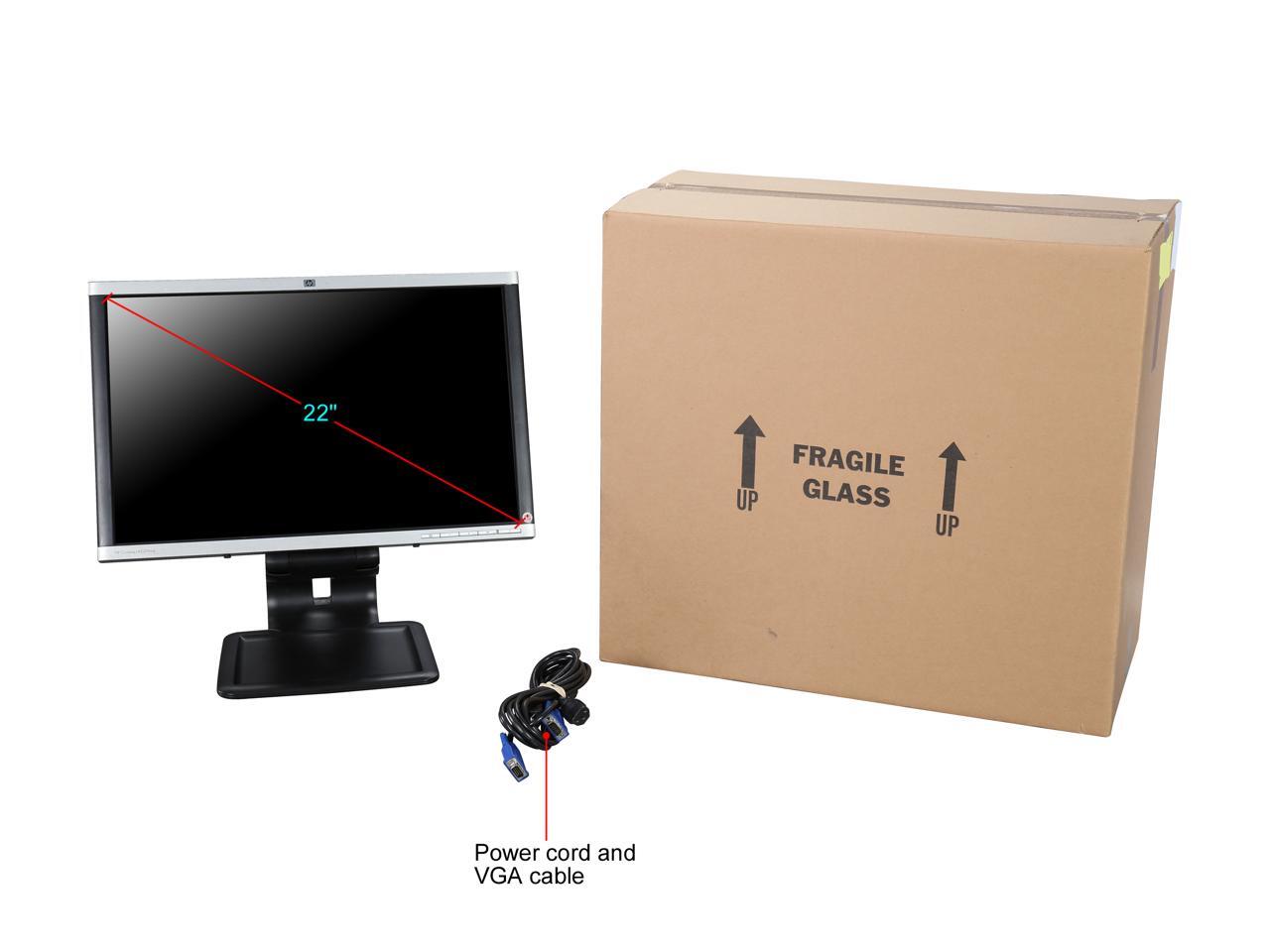 Refurbished: HP LA2205WG 22" 5ms 1680 x 1050 Pivot, Swivel & Height ...