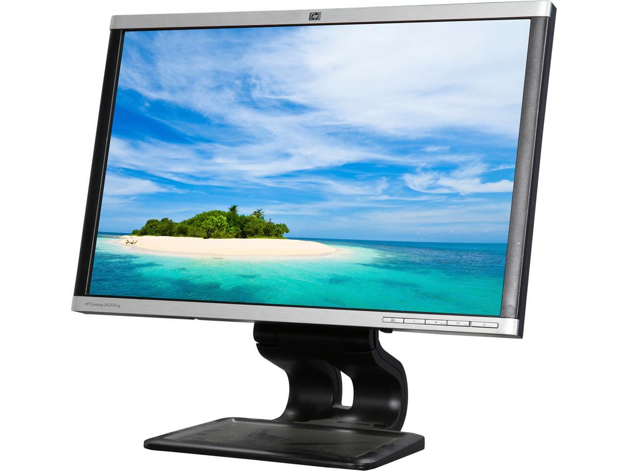 Refurbished: HP LA2205WG 22" Inch Widescreen Wide Flat Panel Screen DVI ...