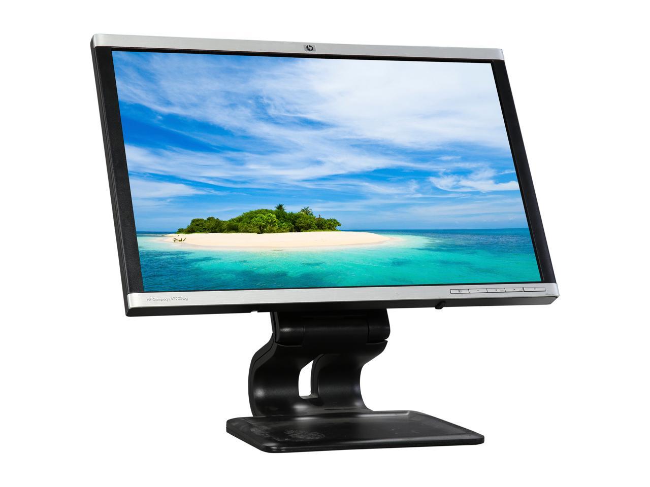 Refurbished: HP LA2205WG 22" Inch Widescreen Wide Flat Panel Screen DVI ...