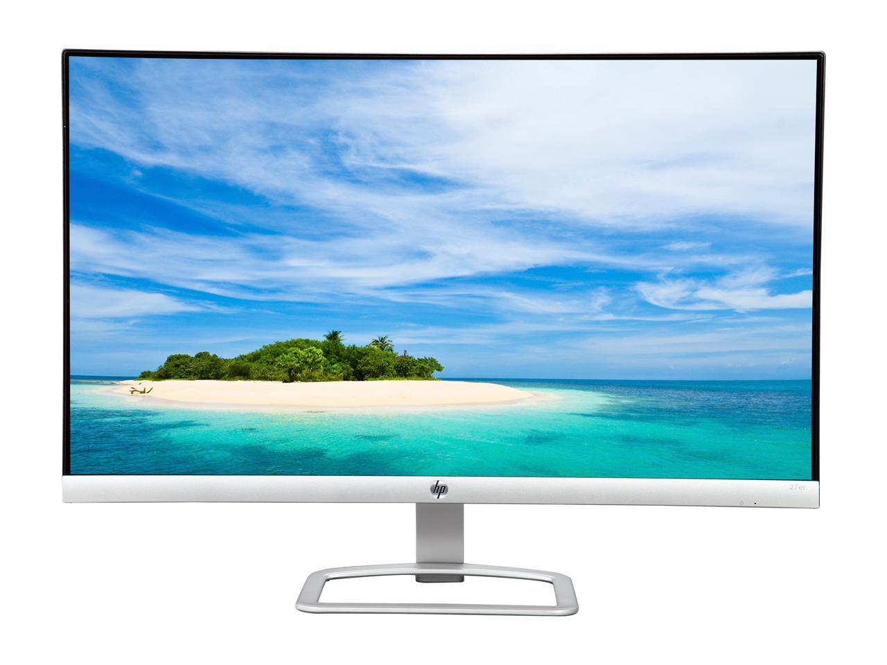 Refurbished: HP 27ER 27" IPS LED Full HD Monitor 1920 x 1080 VGA 2x ...