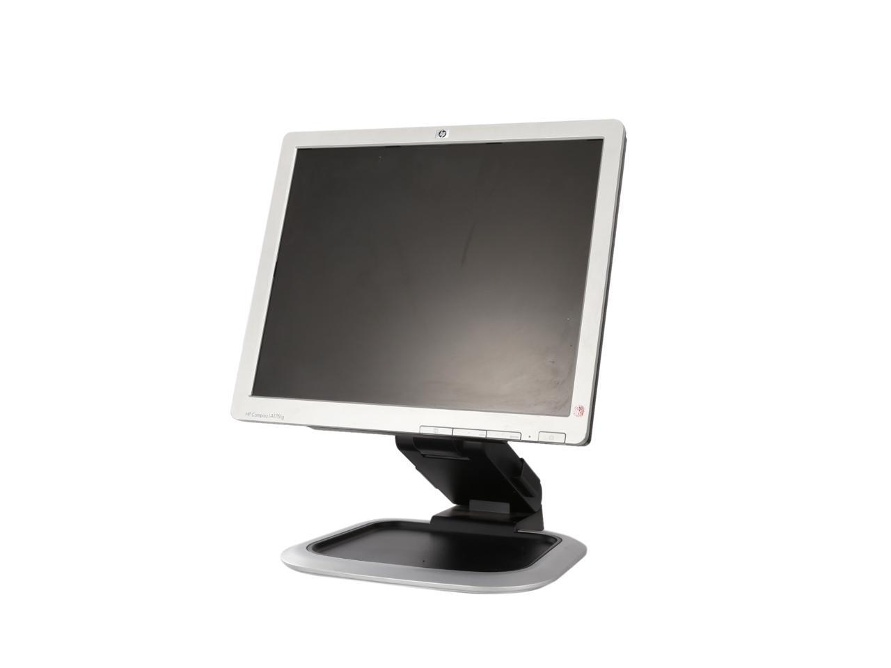 Refurbished: HP LA1751G 17" LCD Monitor Tilt-N-Swivel 250 cd/m2 1,000:1 ...