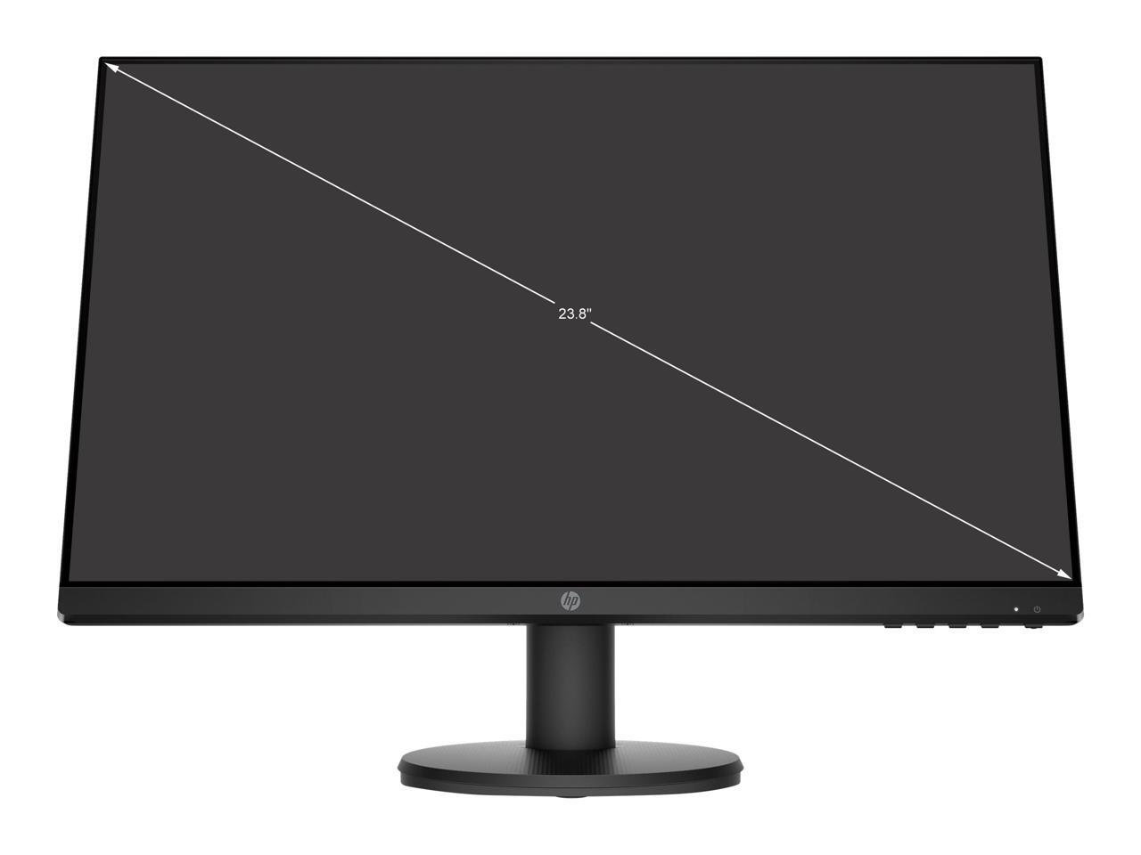 HP 24" (23.8" Viewable) 60 Hz IPS FHD Monitor 5 ms (GTG with OD) 1920 x ...