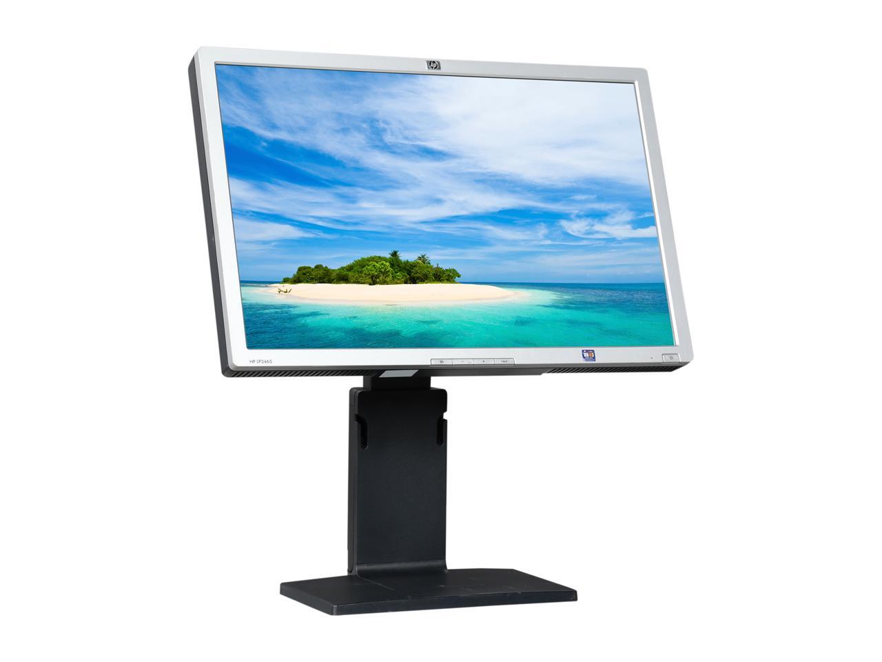 Refurbished: HP 24" 60 Hz Monitor 6 ms (typical gray to gray) 1920 x ...