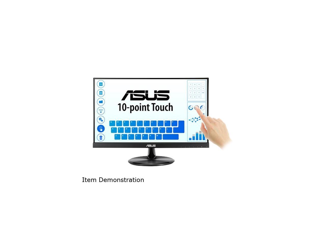 ASUS VT229H Black 21.5" USB Capacitive 10-point Multi-touch Touchscreen ...