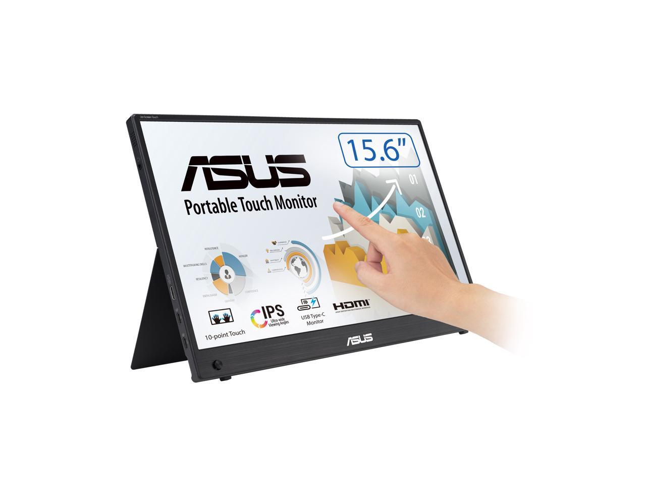 ASUS ZenScreen Touch Screen 15.6" 1080P Portable USB Monitor (MB16AHT ...