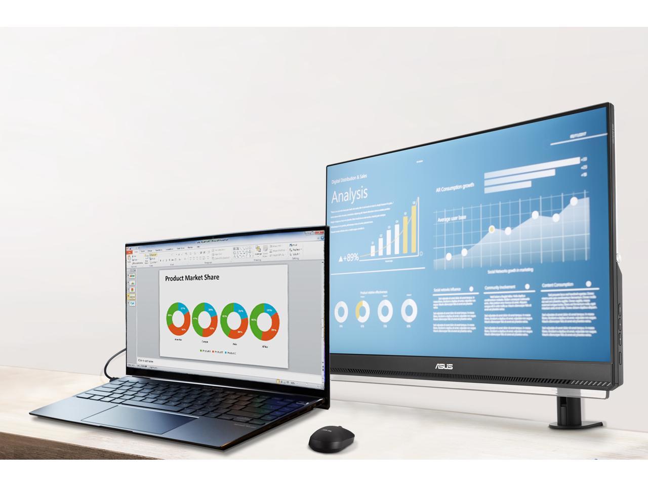 ASUS ZenScreen 24" (23.8" viewable) 1080P Portable USB-C Monitor ...