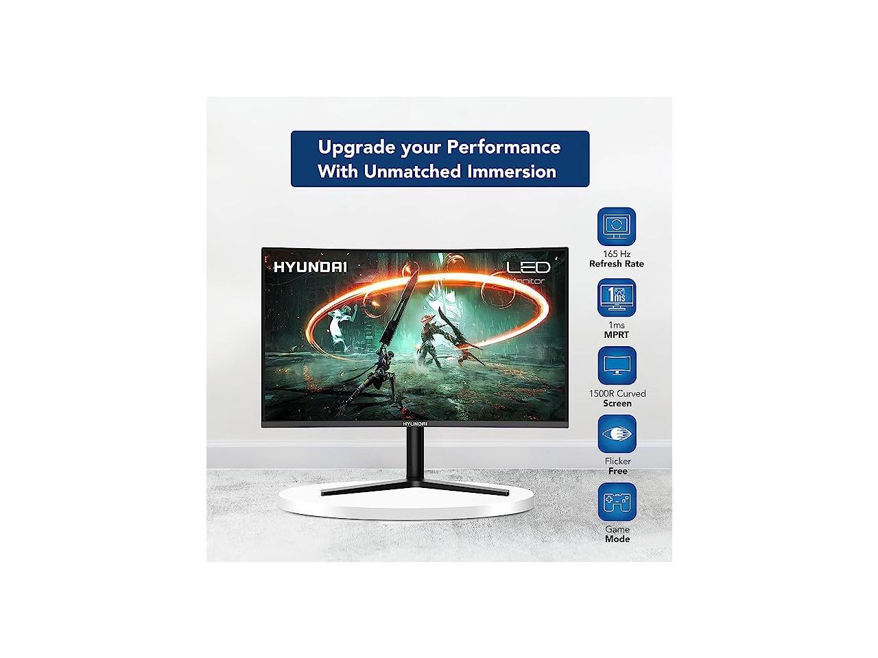 Hyundai 32-Inch Curved Gaming Monitor - 165Hz - 1080p Full HD ...