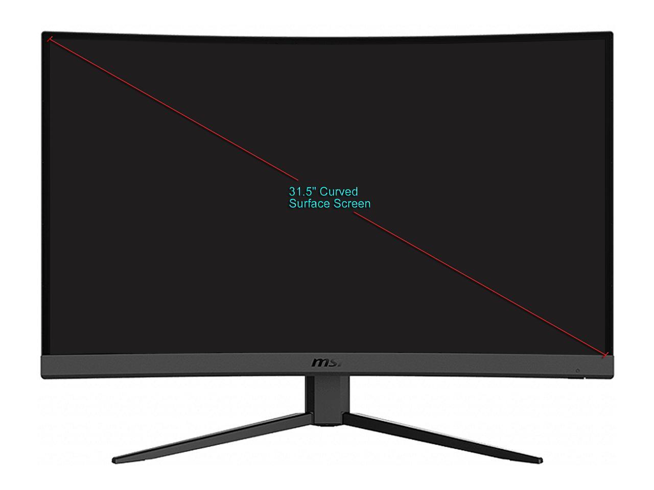 MSI Optix G32CQ4 32" 2K 165Hz Curved Gaming Monitor - Newegg.com