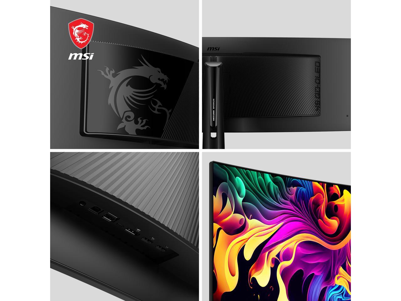 MSI MPG 491CQP QD-OLED 49" 32:9 Curved 1800R, QD-OLED Gaming Monitor ...