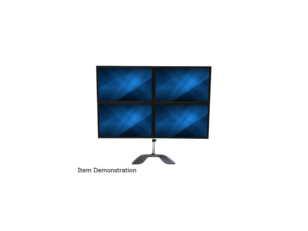 StarTech.com ARMQUADSS Quad-Monitor Stand - Articulating - Steel ...