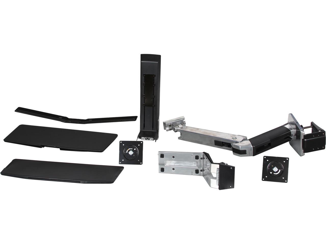 Ergotron 24-392-026 WorkFit-A with Suspended Keyboard, Sit-Stand ...