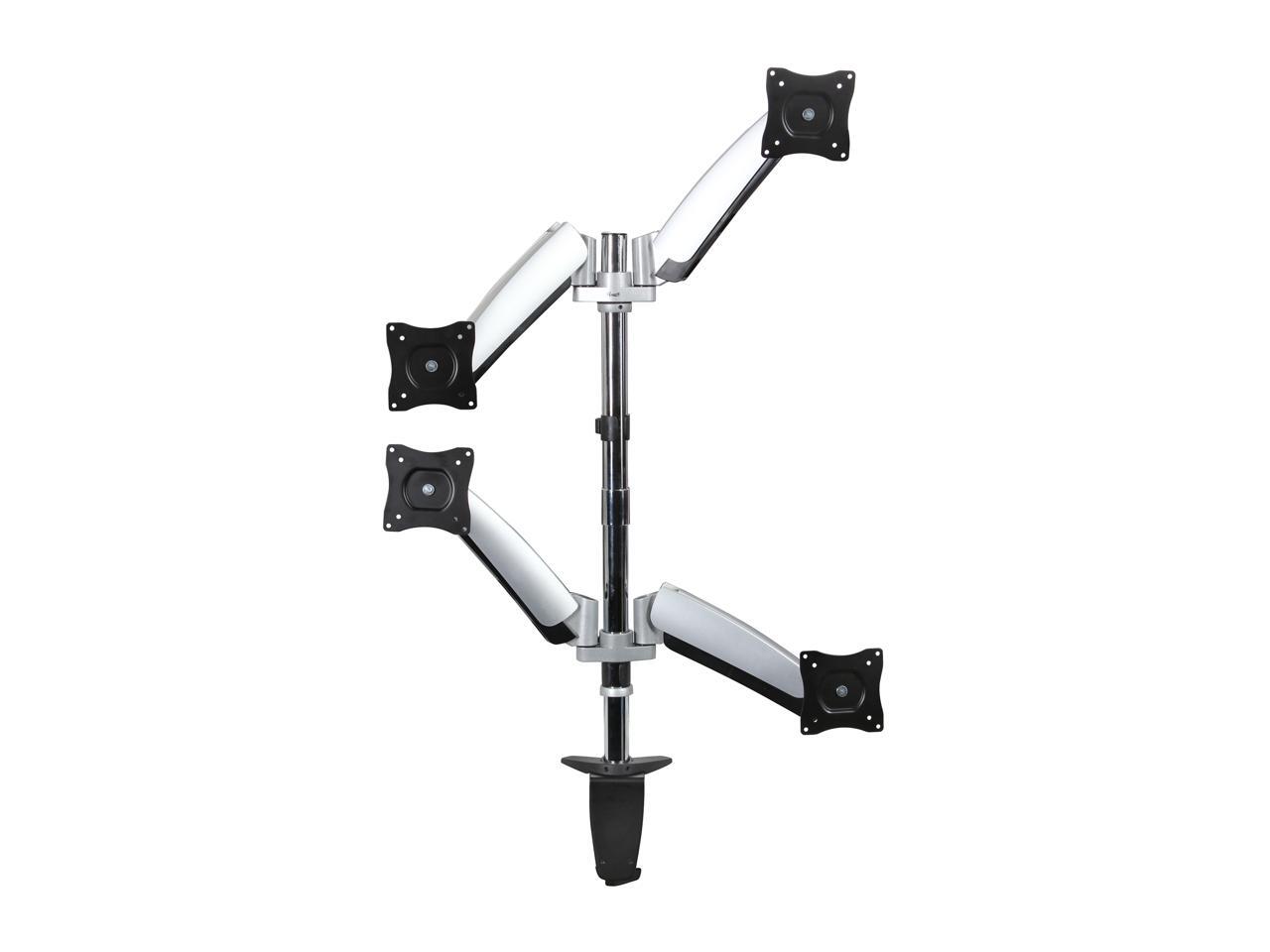 Rosewill Dual or Quad LCD / LED Monitor Desk Mount Fully Adjustable ...